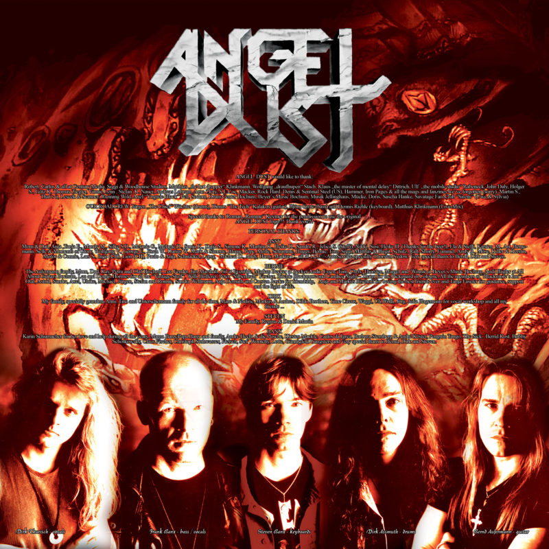 ANGEL DUST Border of Reality LP Light Blue Vinyl – ALONE – Metal Store