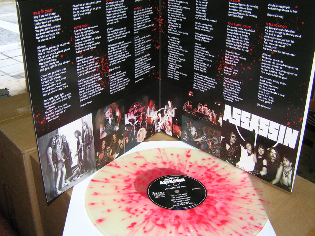 ASSASSIN License to Kill LP Gatefold Splatter VINYL – ALONE – Metal Store