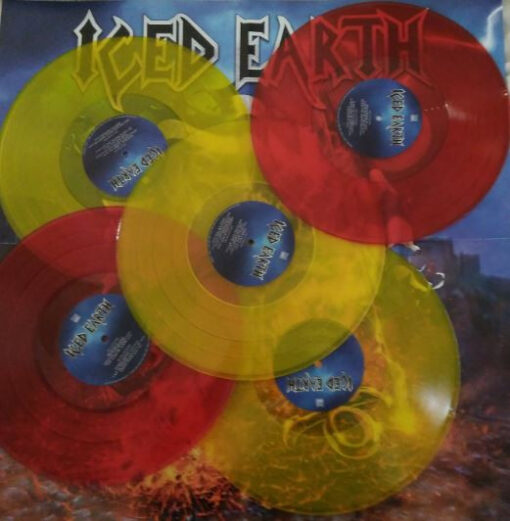 ICED EARTH Alive in Athens 5-LP COLOURED VINYL BOXset – ALONE – Metal Store